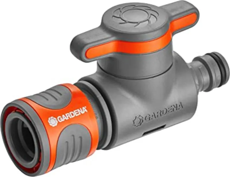 Gardena Coupling With Reg. Valve - Bosworths Garden Centre